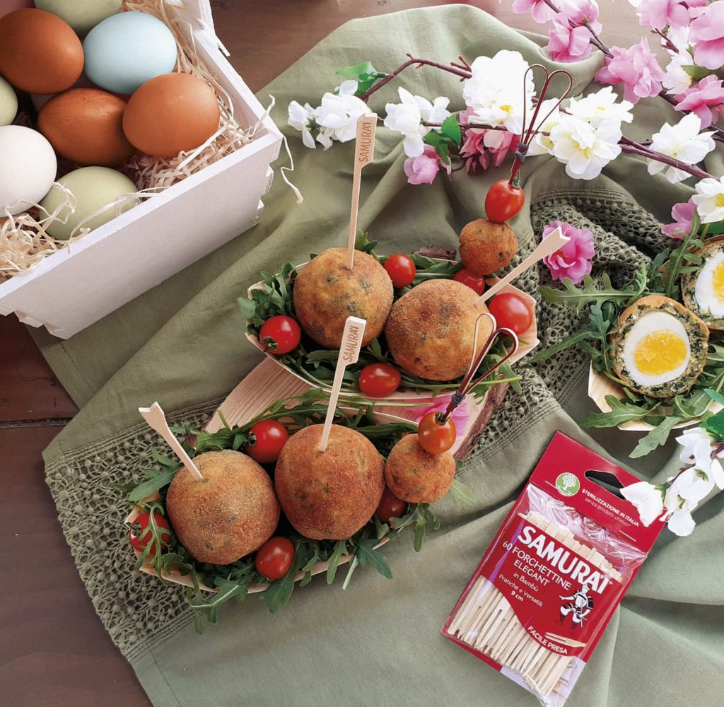 POLPETTE DI TORTA PASQUALINA - Samurai - Samurai