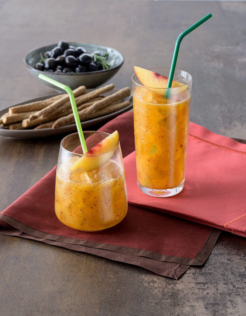 NECTARINE AND ORANGE NECTAR WITH GINGER AND ROSEMARY - Samurai - Samurai